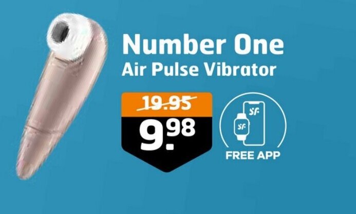 Number One Air Pulse Vibrator aanbieding bij Trekpleister