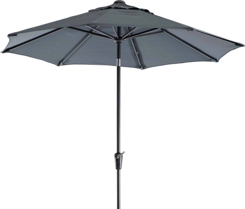 Intratuin parasol trinidad grijs 80+uv d 250 cm aanbieding bij Intratuin