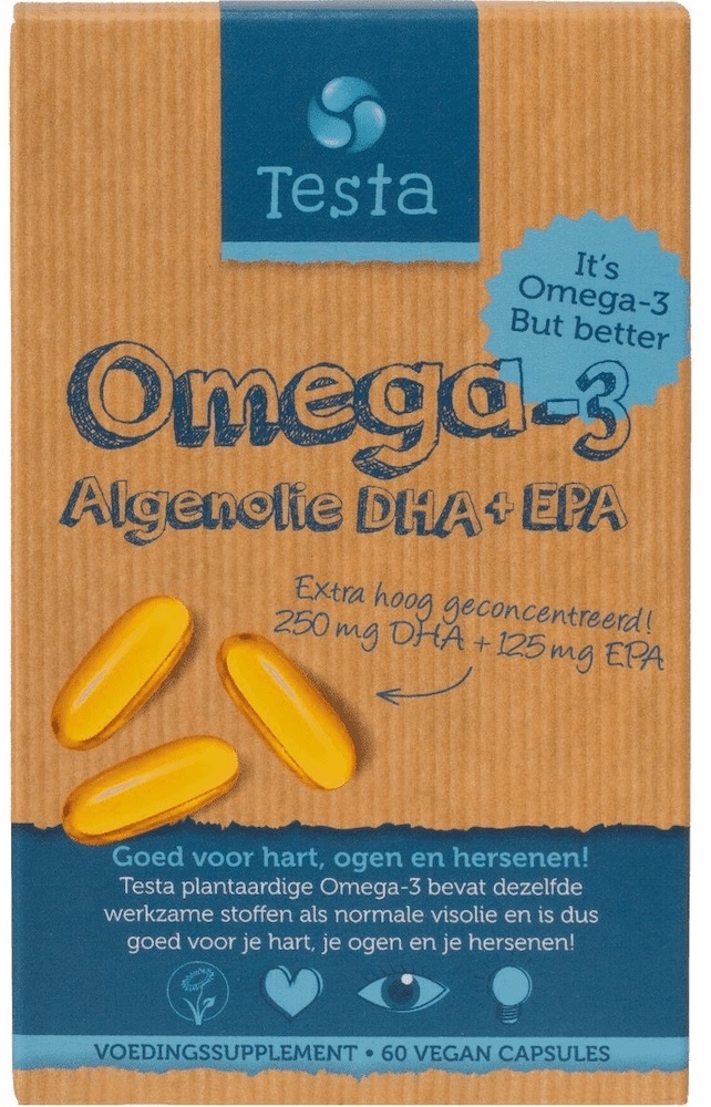 Testa omega-3 algenolie dha & epa softgels 60vcp aanbieding bij De ...