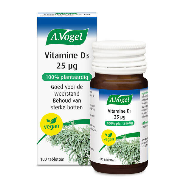 A.vogel vitamine d3 25 μg tabletten 100tb aanbieding bij De Online Drogist