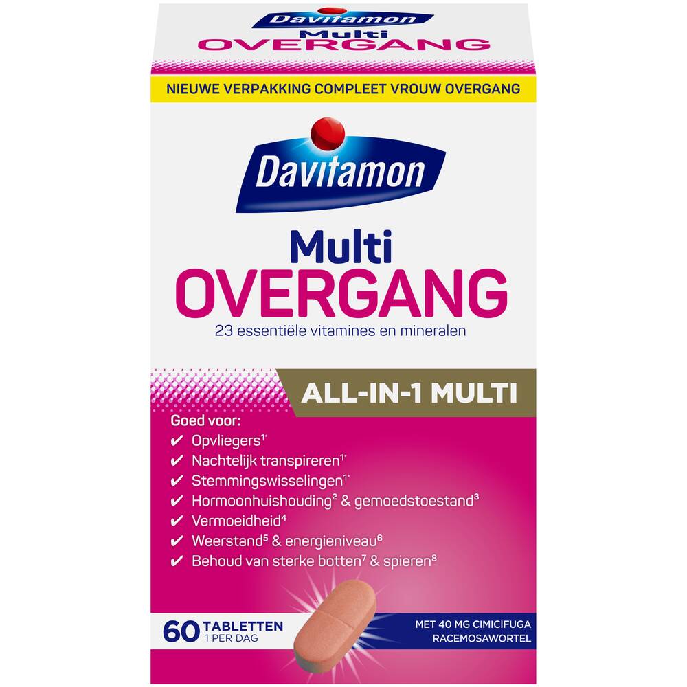 Davitamon compleet vrouw overgang tabletten 60tb aanbieding bij De ...