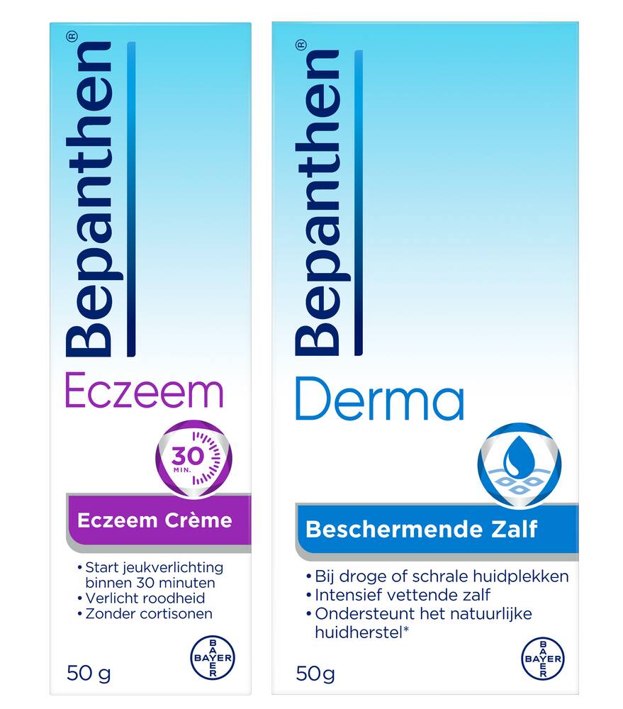 Bepanthen eczeem gevoelige huid combiset 2 stuks aanbieding bij De ...