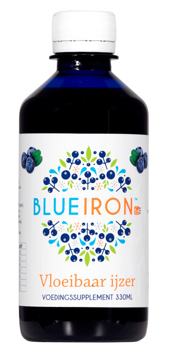 Blue iron vloeibaar ijzer original 330ml aanbieding bij De Online Drogist