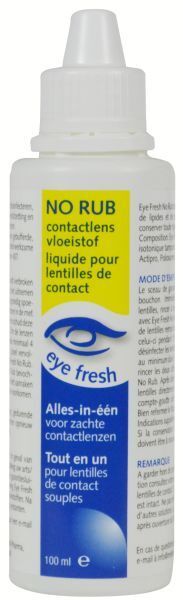 Eye fresh lenzenvloeistof alles-in-1 no rub mini 100ml aanbieding bij ...
