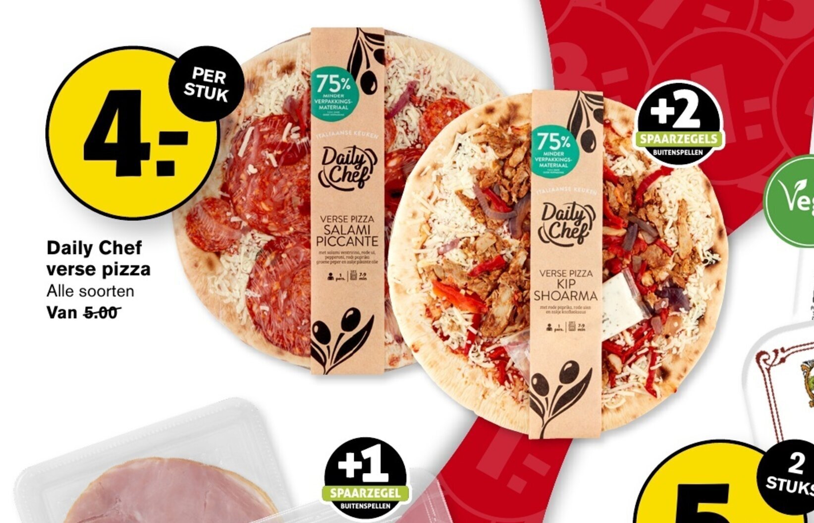 Daily Chef verse pizza Alle soorten aanbieding bij Hoogvliet