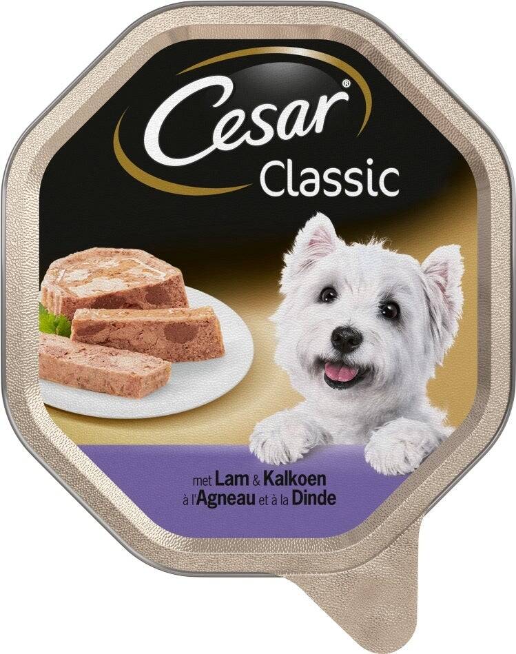 Cesar classic lam met kalkoen alu kuipje 150 g 9 + 1 gratis aanbieding ...