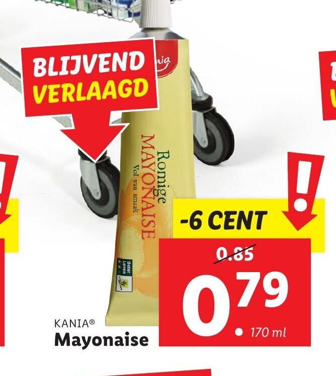 KANIAⓇ MAYONAISE 170 ml aanbieding bij Lidl