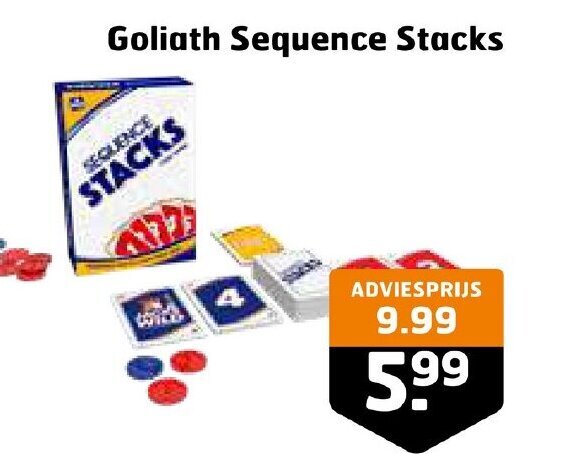 Goliath Sequence Stacks aanbieding bij Trekpleister