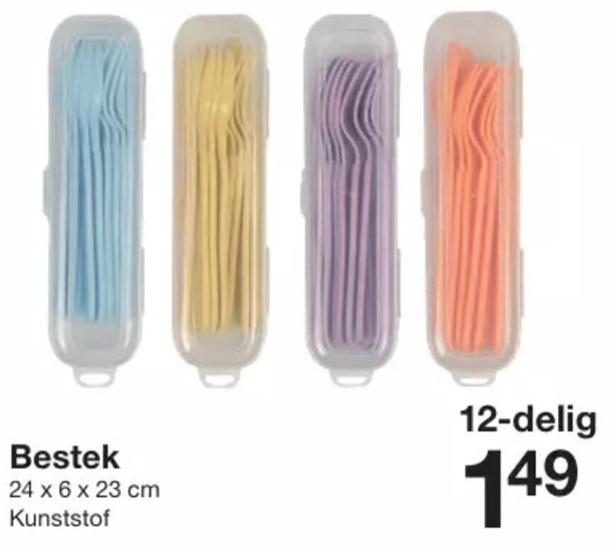Bestek 24 x 6 x 23 cm aanbieding bij Zeeman
