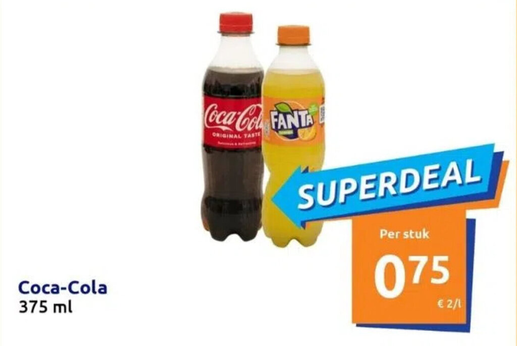 Coca-Cola 375 ml aanbieding bij Action