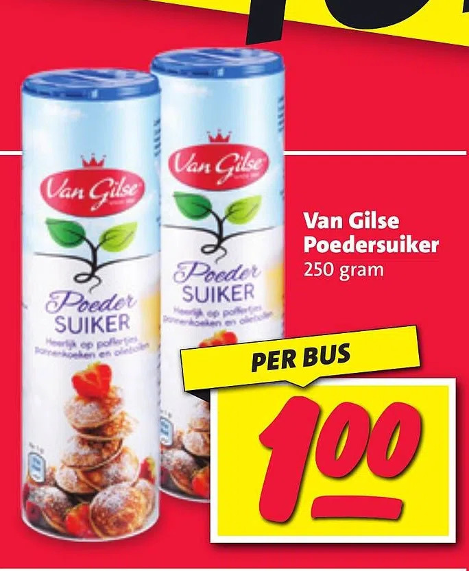 Van gilse poedersuiker aanbieding bij Nettorama