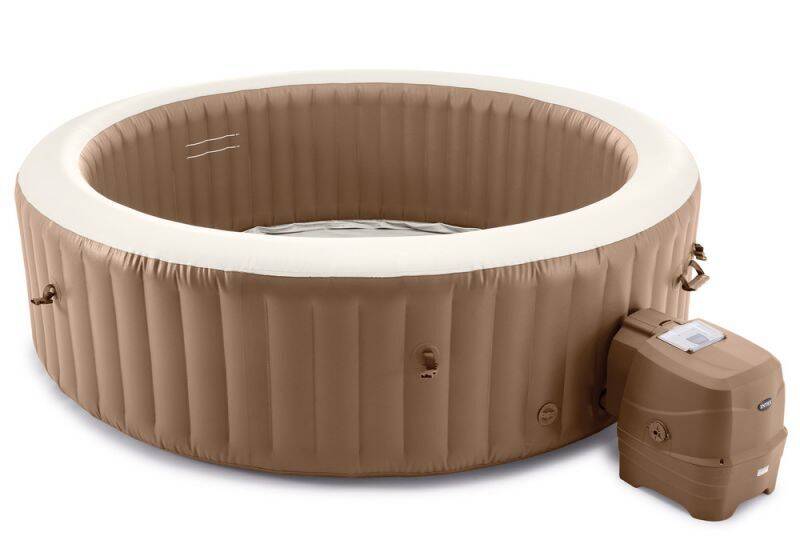 Intex purespa bubble therapy - jacuzzi - bruin - ø196x71cm - rond ...