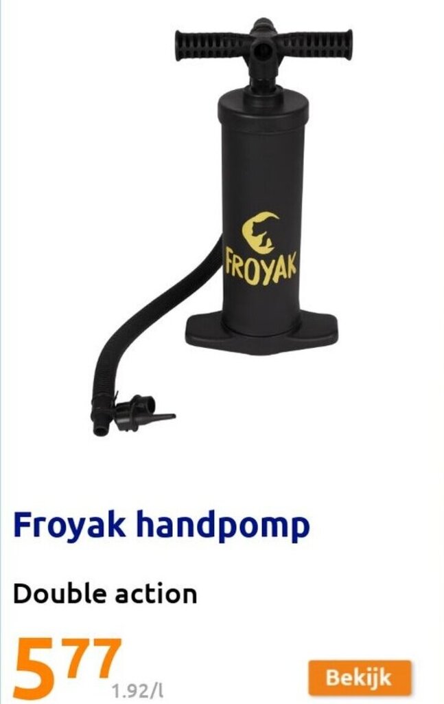 Froyak handpomp aanbieding bij Action