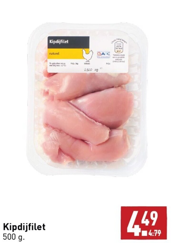 Kipdijfilet 500 g. aanbieding bij ALDI