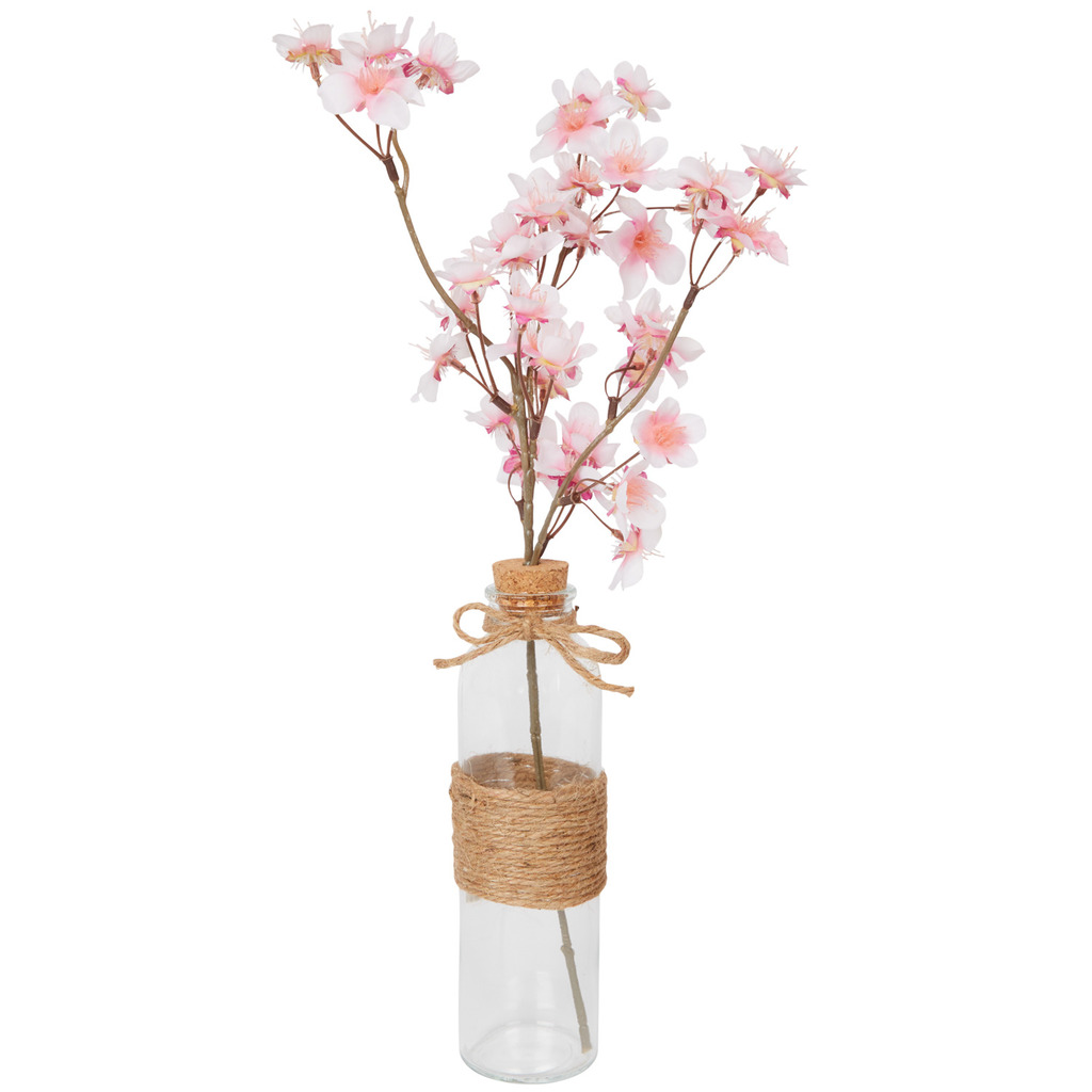 Kunstbloemen met vaasje aanbieding bij Action