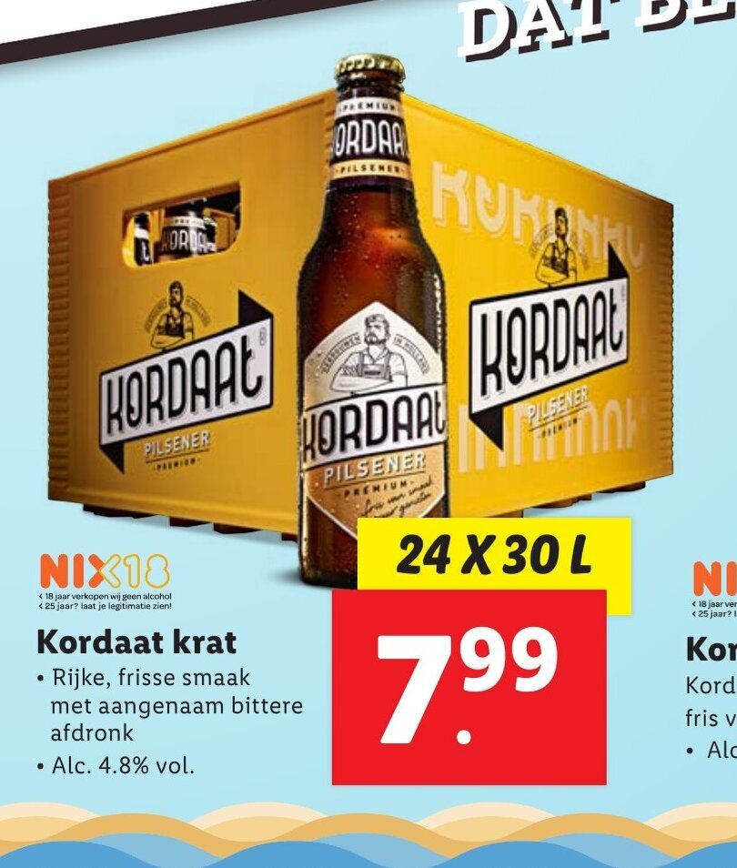Kordaat krat 24x30 L aanbieding bij Lidl