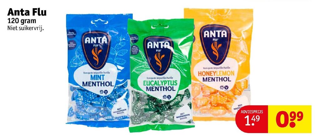 Anta Flu 120 gram aanbieding bij Kruidvat