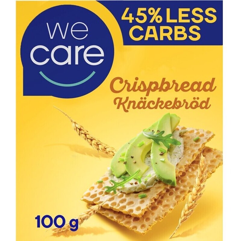 Wecare lower carb crispbread aanbieding bij Albert Heijn