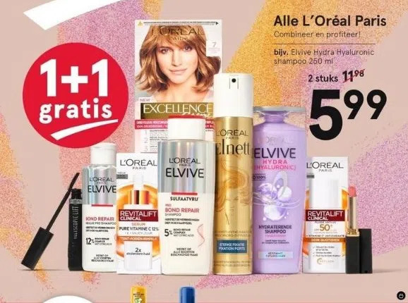 Alle l'oréal paris combineer en profiteer! aanbieding bij Etos