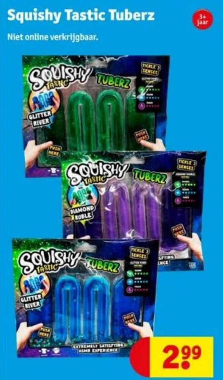Squishy Tastic Tuberz aanbieding bij Kruidvat