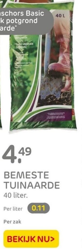 BEMESTE TUINAARDE 40 liter. aanbieding bij Praxis