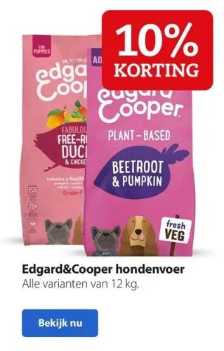 Edgard&cooper hondenvoer alle varianten van 12 kg. aanbieding bij ...
