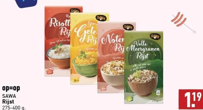 Rijst 275-400 g. aanbieding bij ALDI