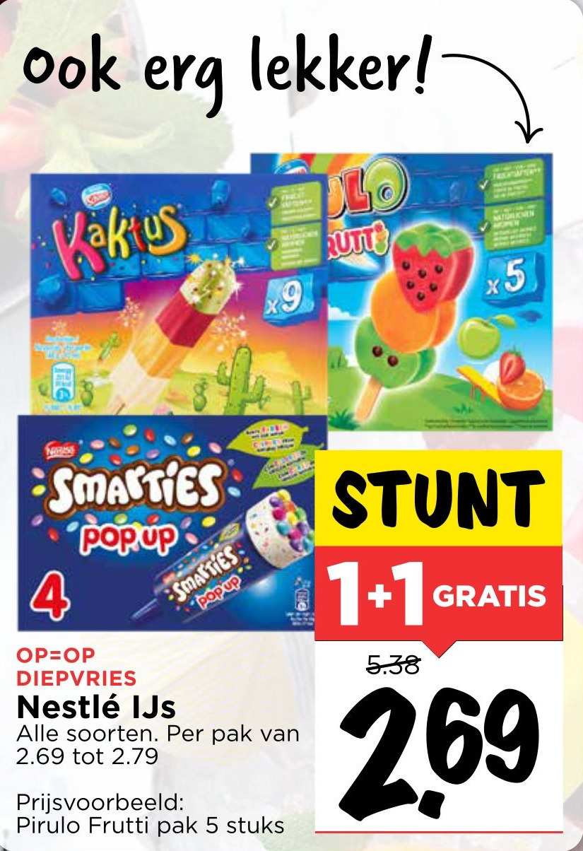 Nestlé IJs aanbieding bij Vomar