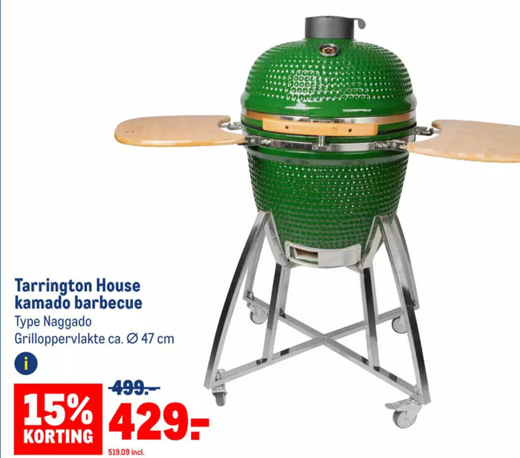 Tarrington House kamado barbecue aanbieding bij Makro