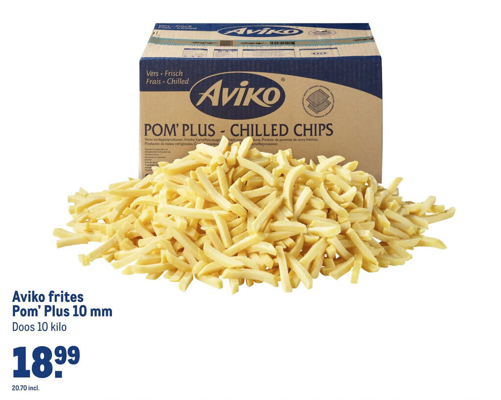 Aviko frites Pom' Plus 10 mm aanbieding bij Makro