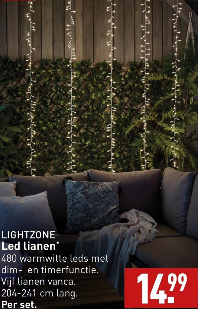 LIGHTZONE Led lianen* aanbieding bij ALDI