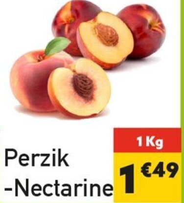 Perzik -Nectarine 1kg aanbieding bij Tanger Markt