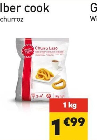 Iber cook churroz 1 kg aanbieding bij Tanger Markt