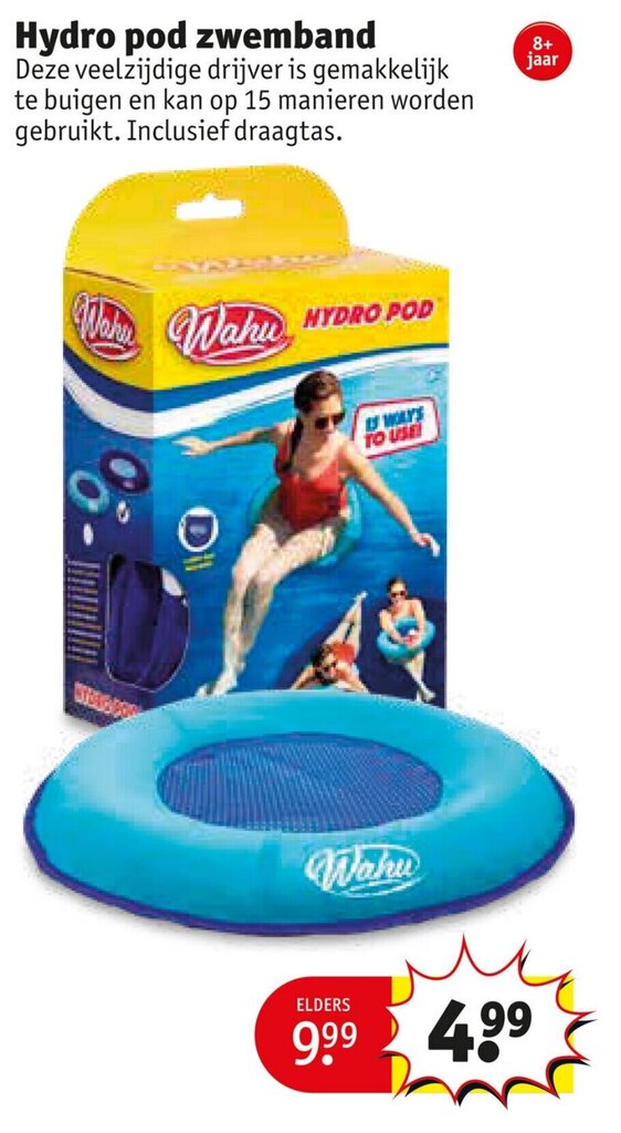 Hydro pod zwemband aanbieding bij Kruidvat