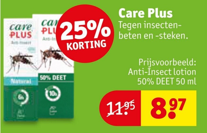 Anti-Insect lotion 50 ml aanbieding bij Kruidvat
