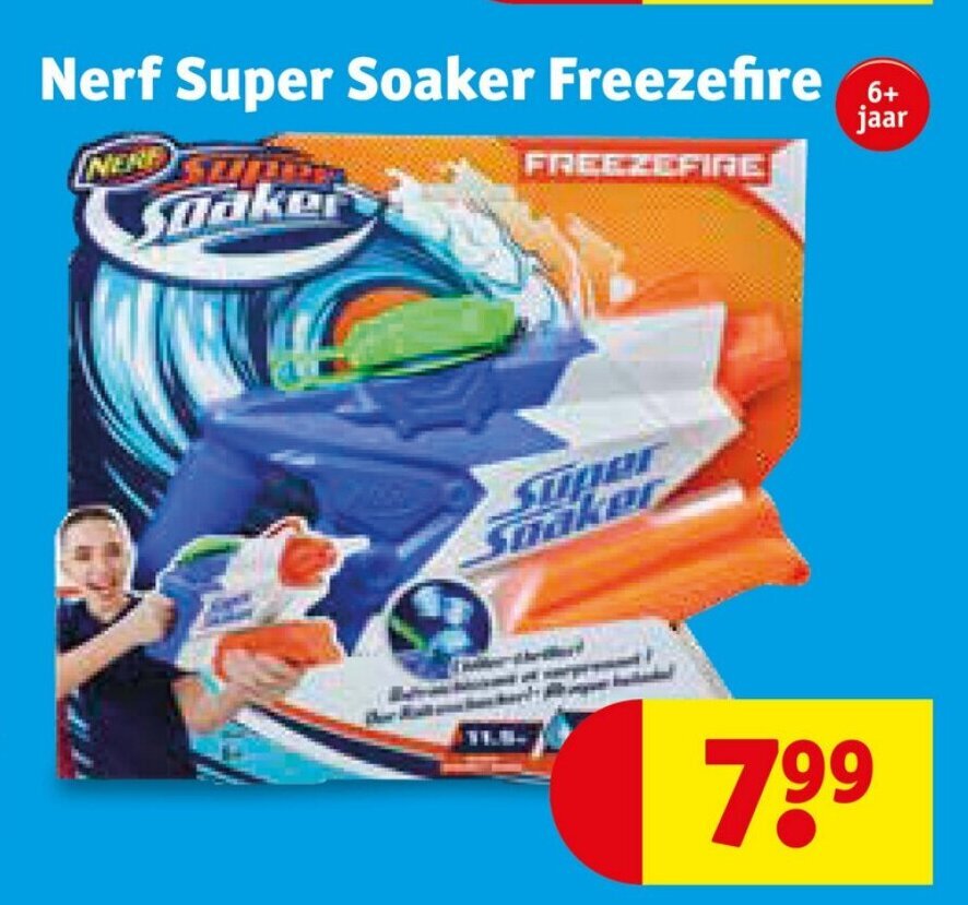 Nerf Super Soaker Freezefire aanbieding bij Kruidvat