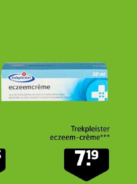 Trekpleister eczeem-crème*** aanbieding bij Trekpleister