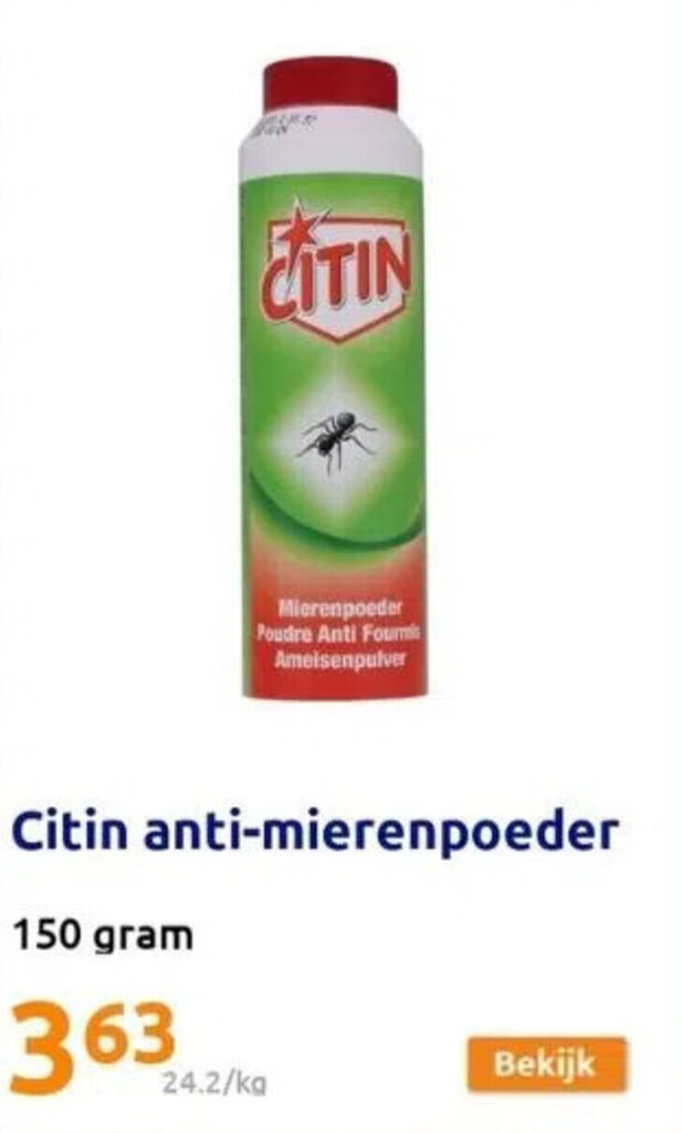 Citin anti-mierenpoeder 150g aanbieding bij Action
