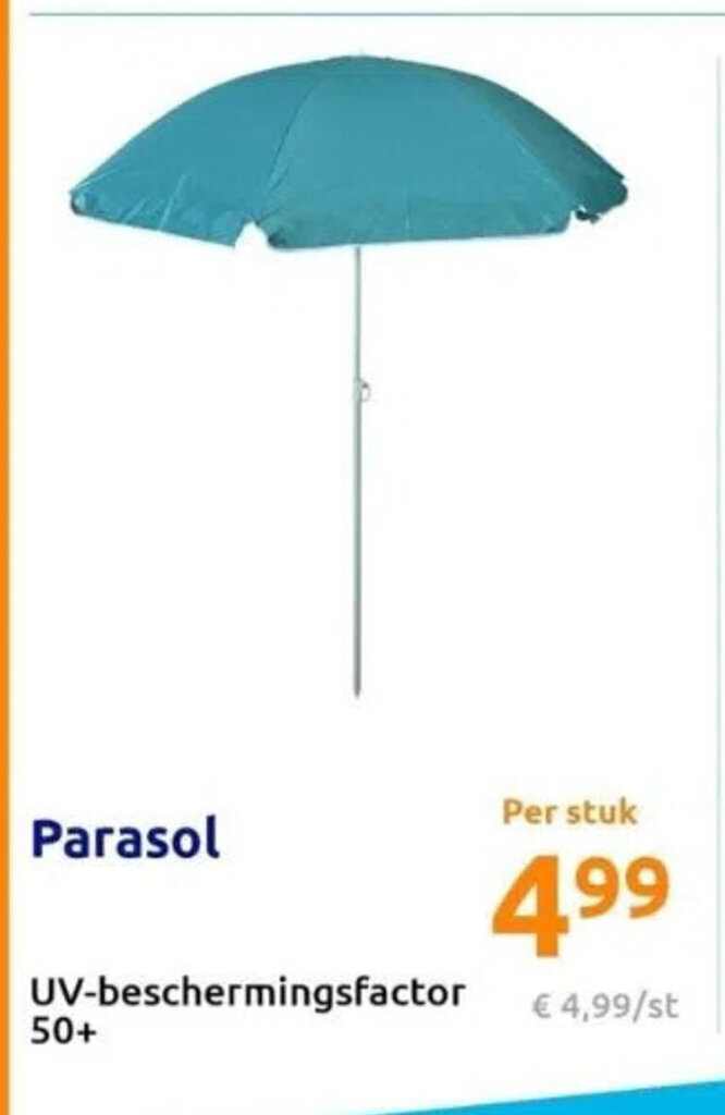 Parasol UV-beschermingsfactor 50+ aanbieding bij Action
