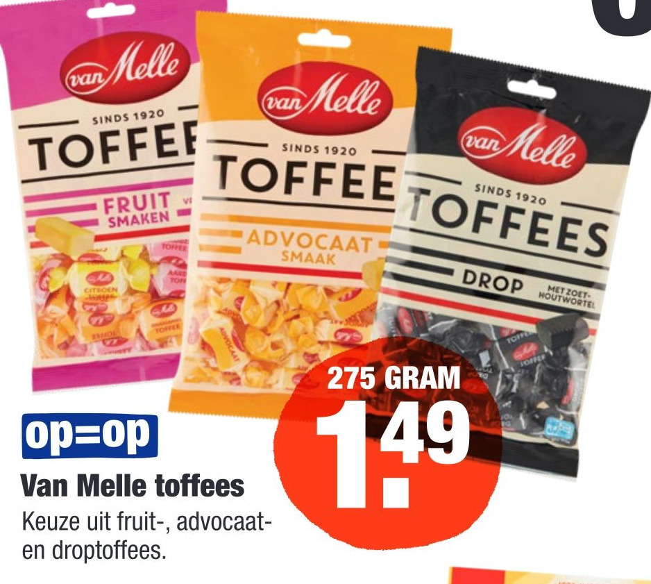Van Melle toffees aanbieding bij ALDI
