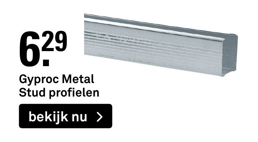 Gyproc metal stud profielen aanbieding bij Karwei