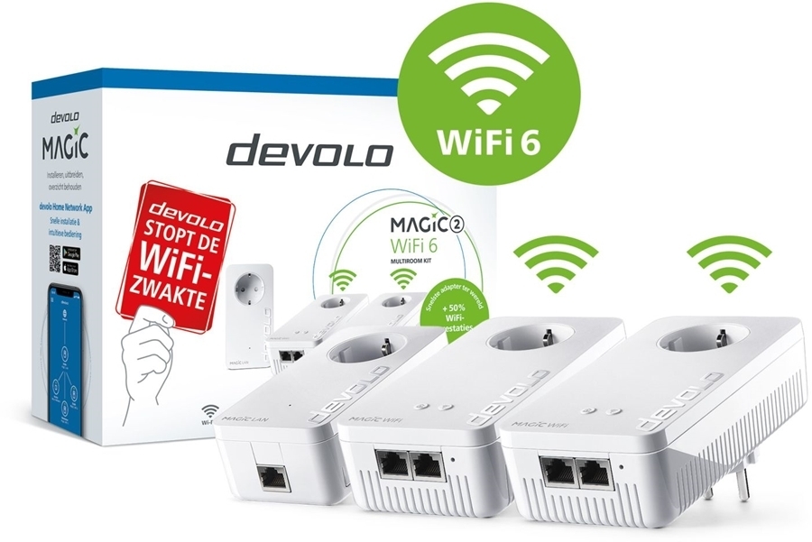 Devolo magic 2 wifi 6 multiroom kit - 8829 aanbieding bij EP