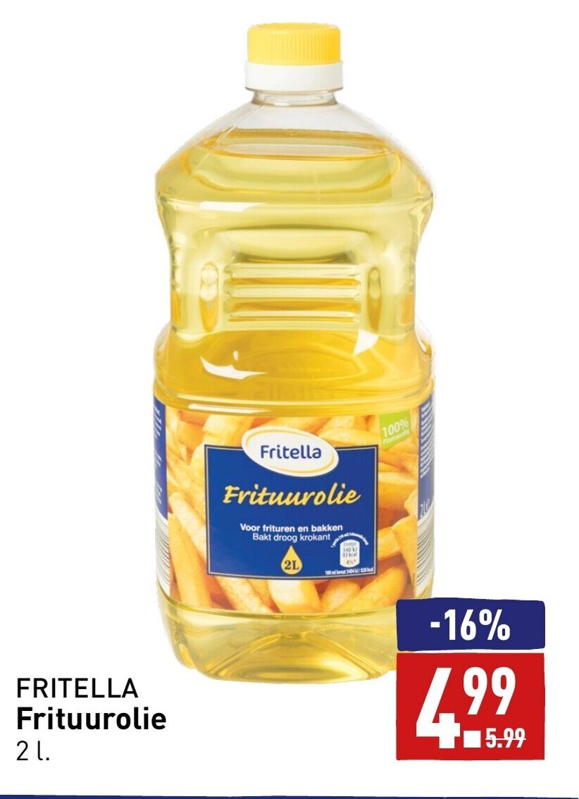 FRITELLA Frituurolie 2 l aanbieding bij ALDI