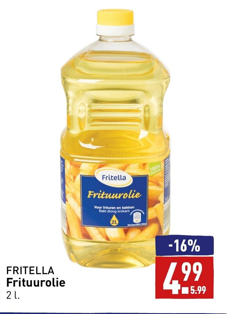 FRITELLA Frituurolie 2 l aanbieding bij ALDI