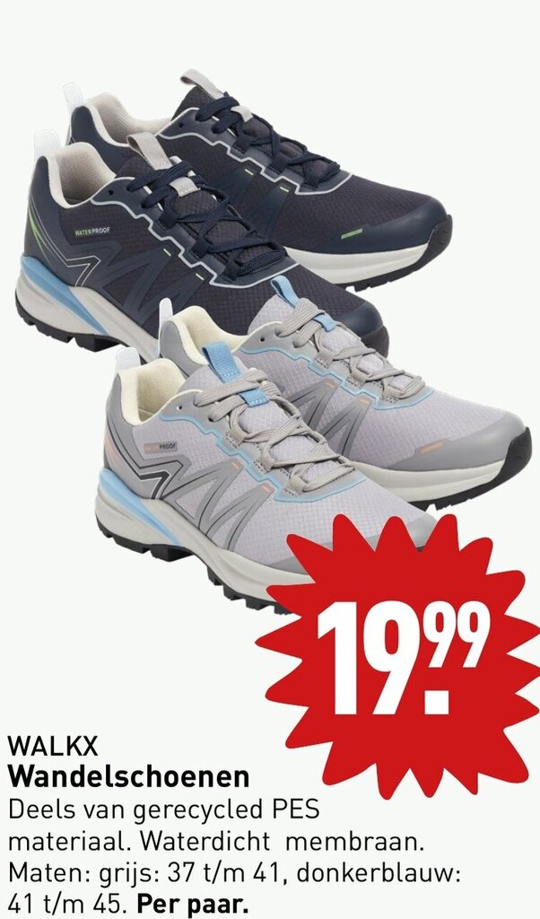 WALKX Wandelschoenen aanbieding bij ALDI
