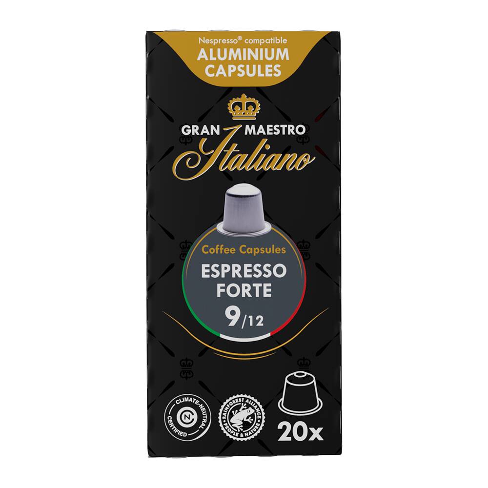 Gran maestro italiano - espresso forte - 20 cups aanbieding bij ...