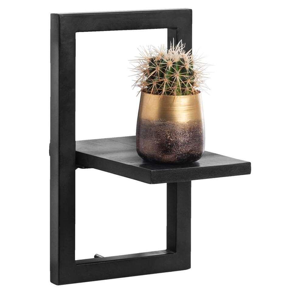 Wandplank bart - zwart - 35x20x25 cm - leen bakker aanbieding bij Leen ...