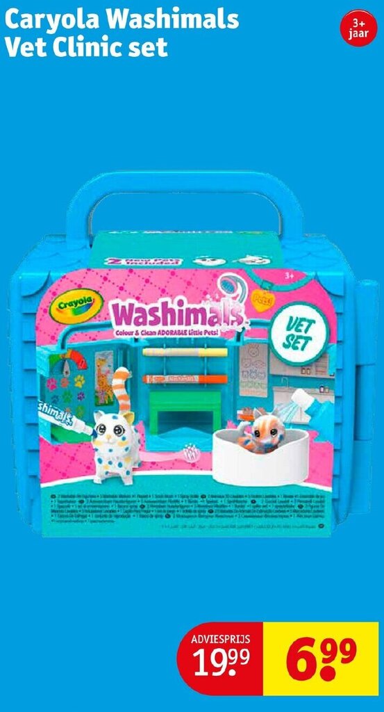 Caryola Washimals Vet Clinic set aanbieding bij Kruidvat