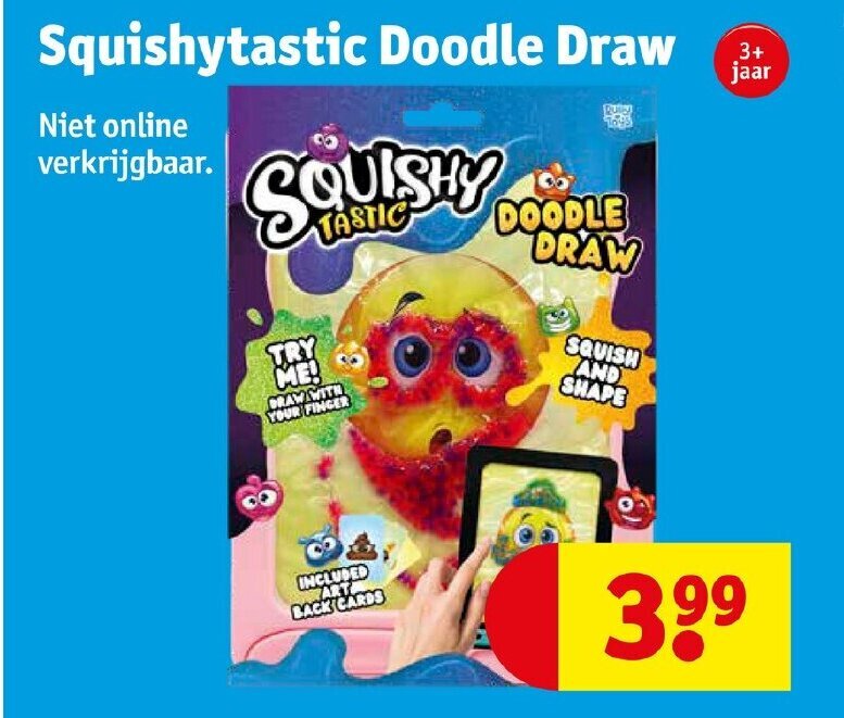 Squishytastic Doodle Draw Niet online verkrijgbaar. aanbieding bij Kruidvat