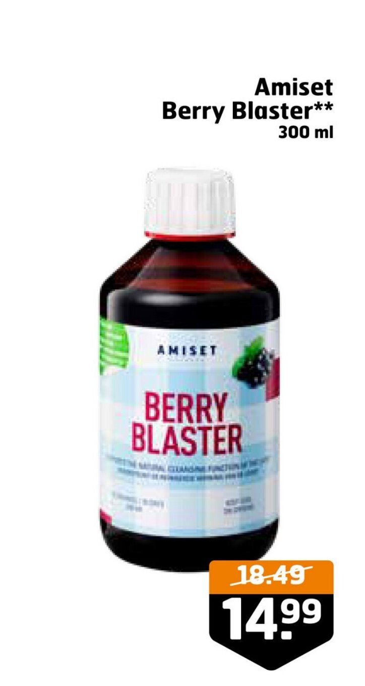 Amiset Berry Blaster** 300 ml aanbieding bij Trekpleister